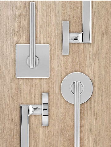 Pace Line | Round Rose Lever | 33-D009134BLK